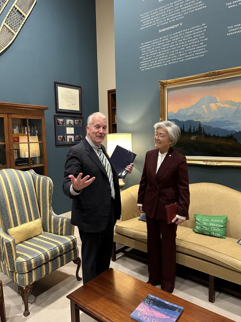 Ambassador Kang Met with Senator Dan Sullivan (11.19) 상세보기|Ambassador's ...